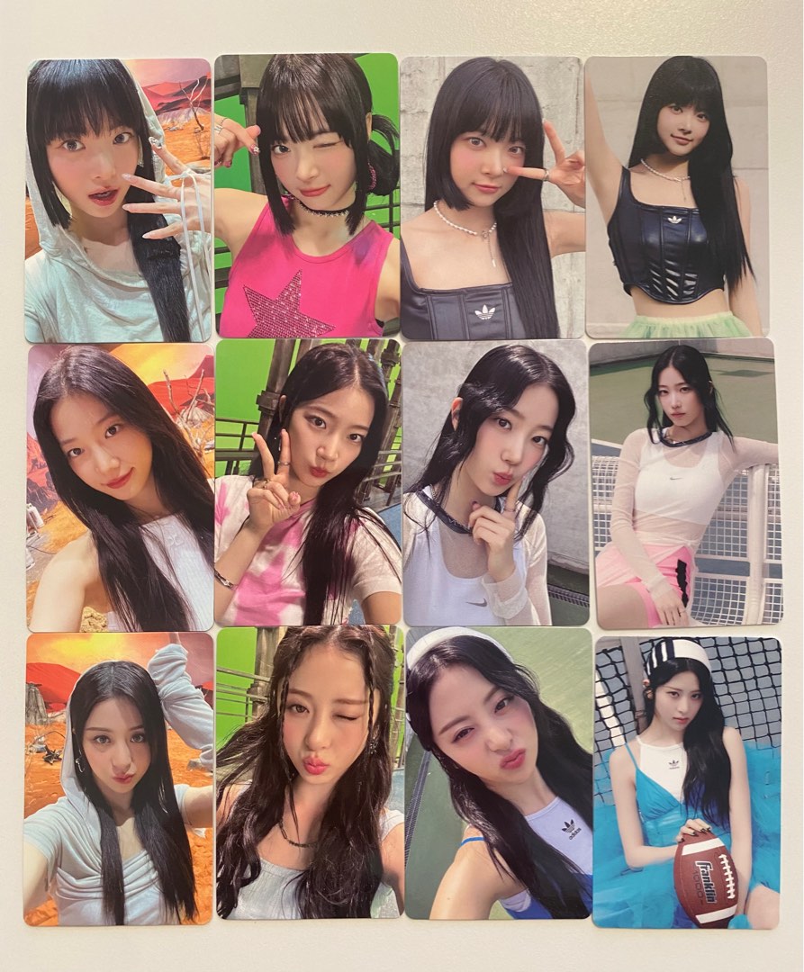 LE SSERAFIM Unforgiven Japan trading cards member sets Kazuha Yunjin ...