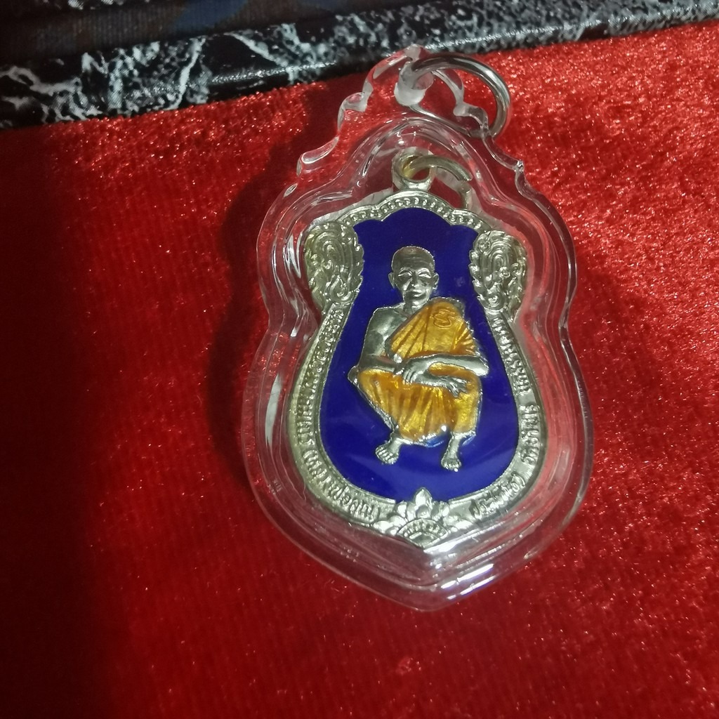 Lp koon 2536 real silver waterproof casing thailand amulet amulets ...