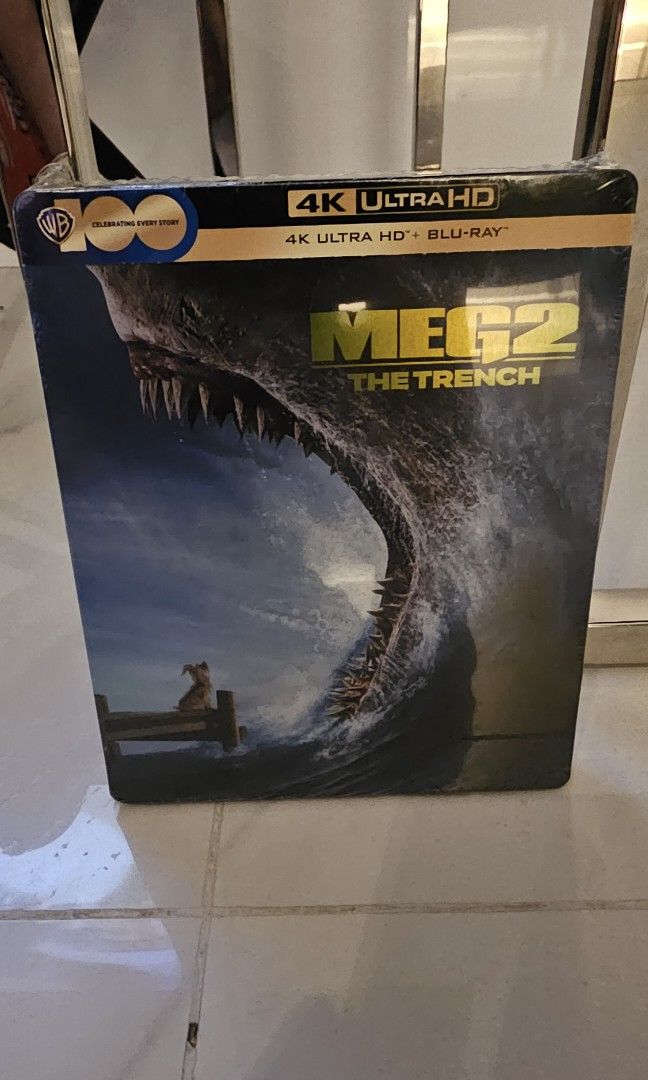 Meg 2 The Trench 4K UHD Blu Ray Steelbook, Hobbies & Toys, Music ...