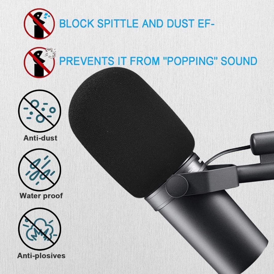 實體店鋪Microphone Cover for Shure SM7B / SM7dB, Mic Cover Foam Microphone ...