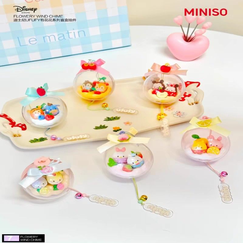 [MINISO X DISNEY] DISNEY UFUFY FLOWERY WIND CHIME SERIES FULL SET AND ...