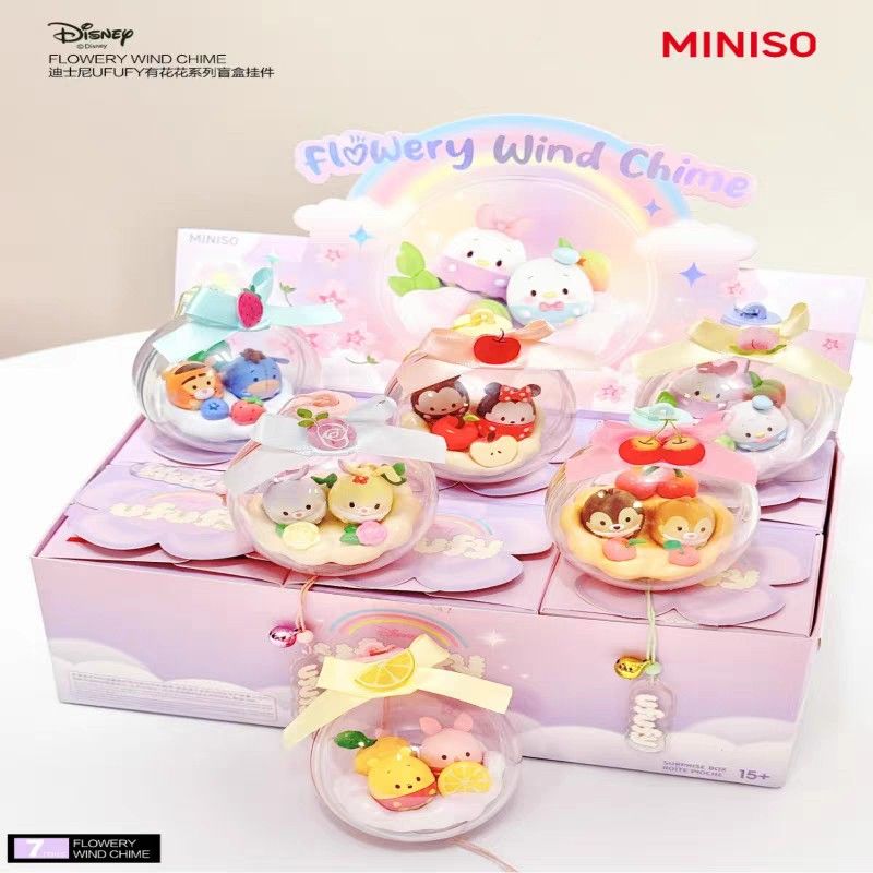 [MINISO X DISNEY] DISNEY UFUFY FLOWERY WIND CHIME SERIES FULL SET AND ...