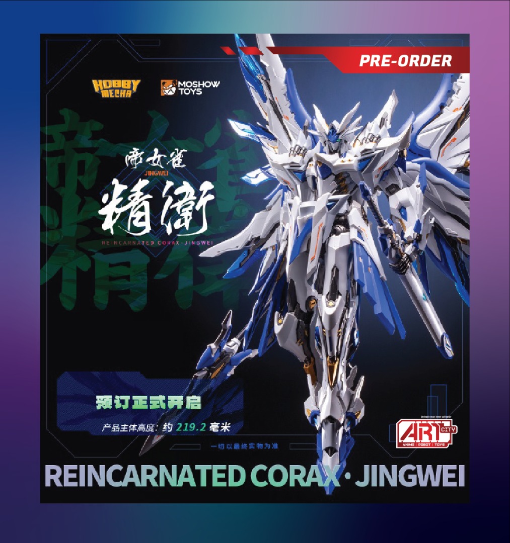 Moshow Toys x Hobby Mecha Reincarnated Corax - Jing Wei - 1/100 Scale ...