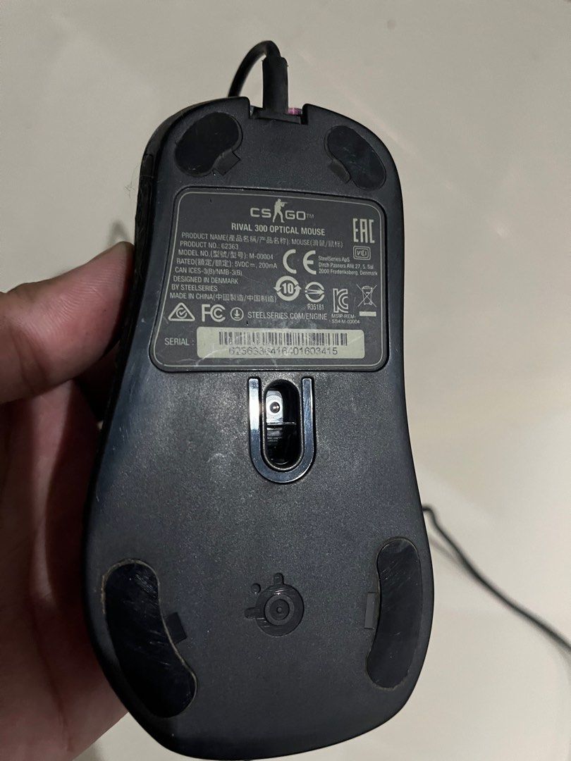 Mouse Steel Series Rival 300 CS Go Edition, Elektronik, Bagian Komputer ...