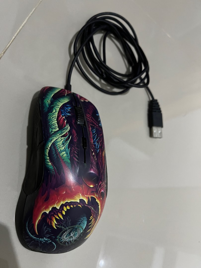Mouse Steel Series Rival 300 CS Go Edition, Elektronik, Bagian Komputer ...