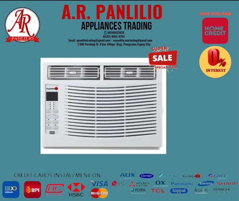 NEW ARRIVAL WINDOW TYPE AIRCONDITIONER / AIRCON SUPPLY / AC -SYSTEM, TV ...