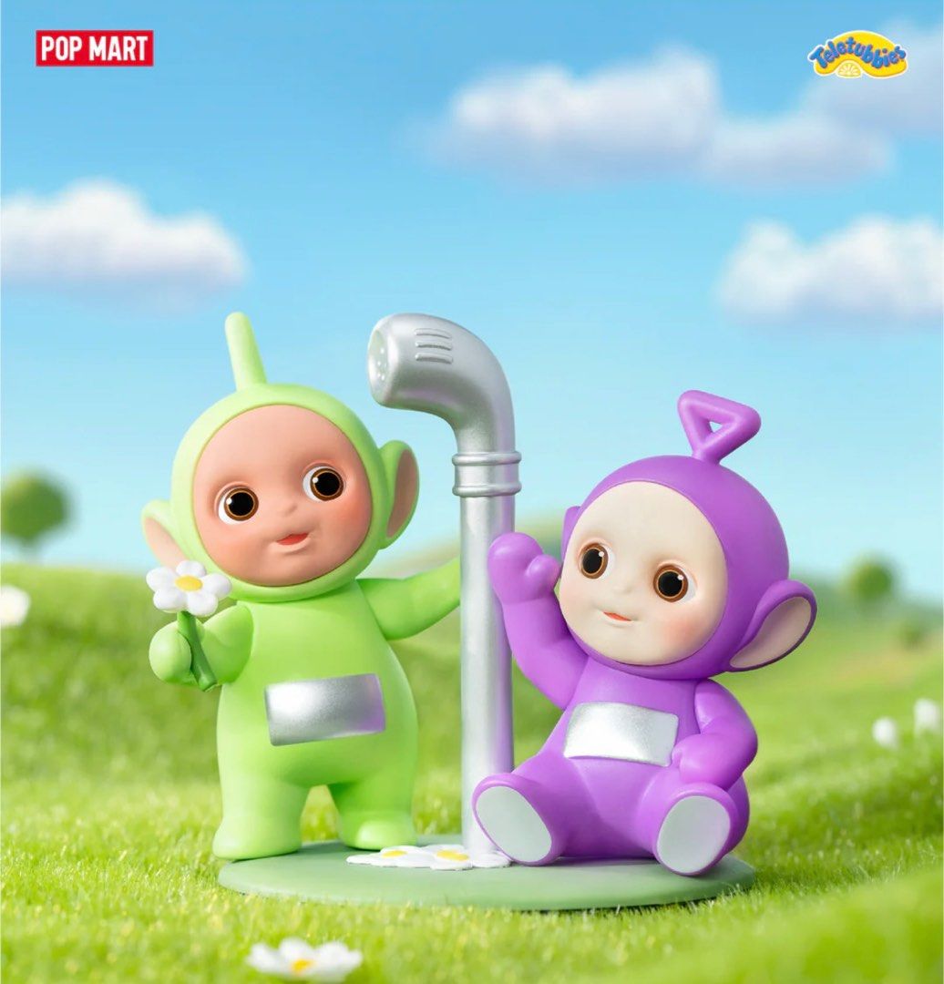 NEW IN FOIL Popmart Companion Teletubbies Tinky Winky Dipsy Listening ...