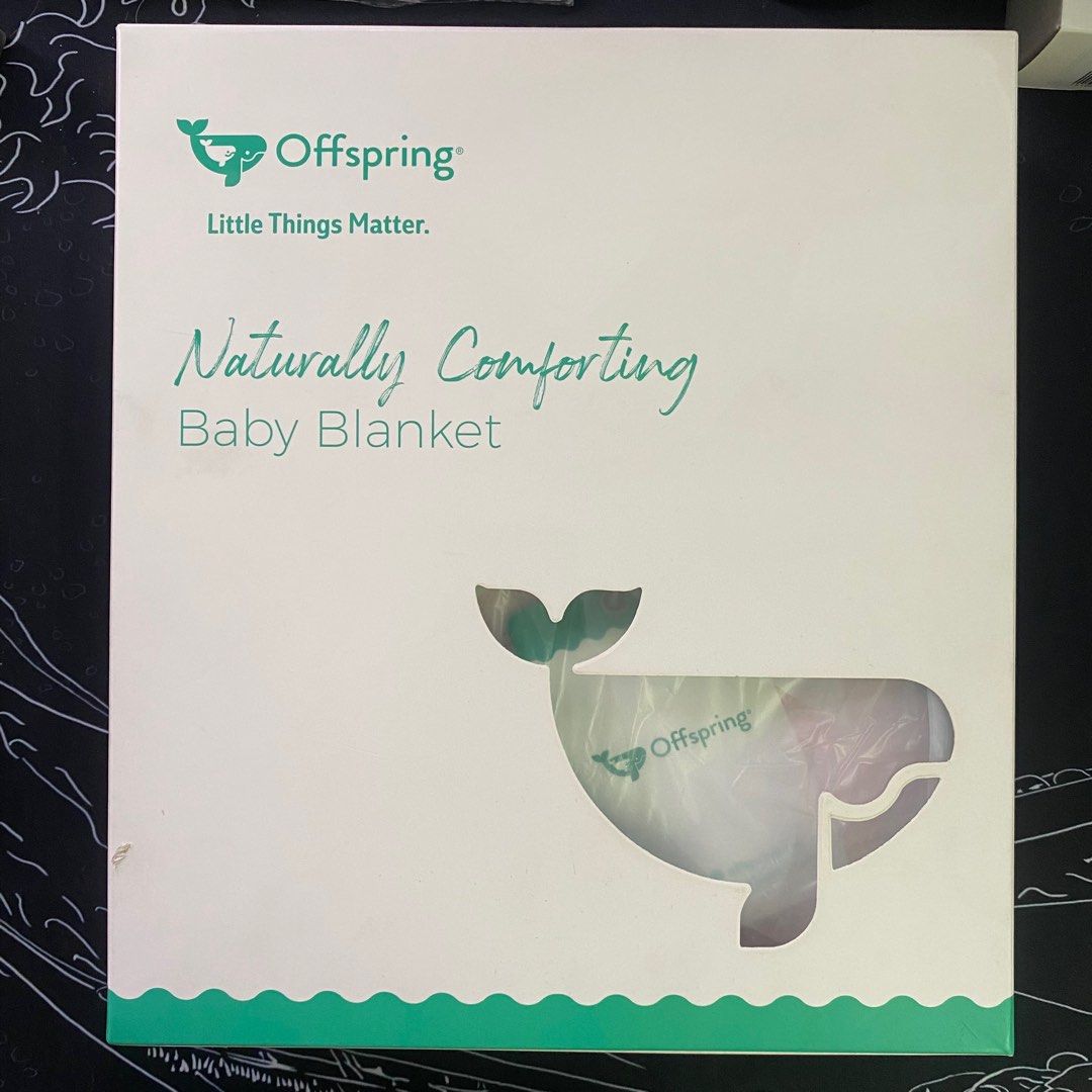 [NEW] OFFSPRING PREMIUM 100% ORGANIC COTTON BABY BLANKET, Babies & Kids ...