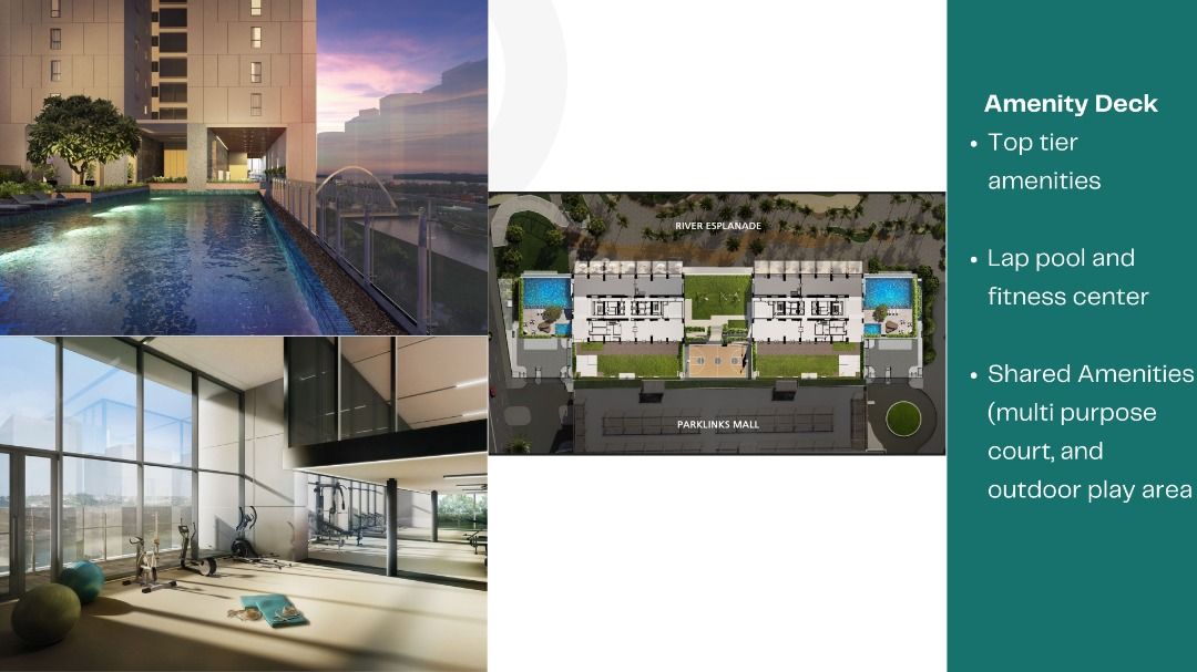 Ortigas Skyline View, Parklinks 2BR Corner Residence South West Corner ...