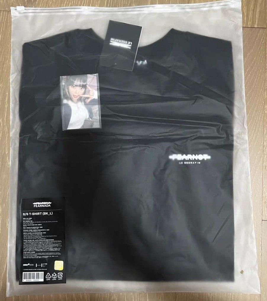 [PO, READ DESCRIPTION] LESSERAFIM OFFICIAL T-SHIRT WITH/ WITHOUT ...