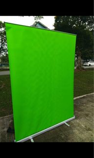 2x3m Green Screen Muslin High Quality Cloth with Stitched Pocket Easy ...