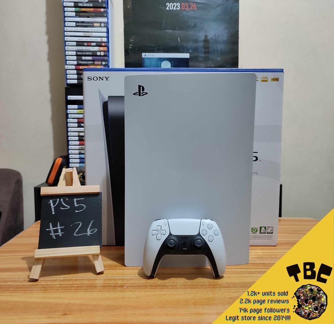 PS5 Disc Edition with Lots of Freebies, Video Gaming, Video Game ...