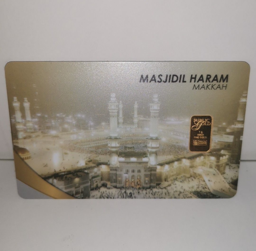 Public Gold 1g Masjidil Haram Makkah, Hobbies & Toys, Collectibles ...
