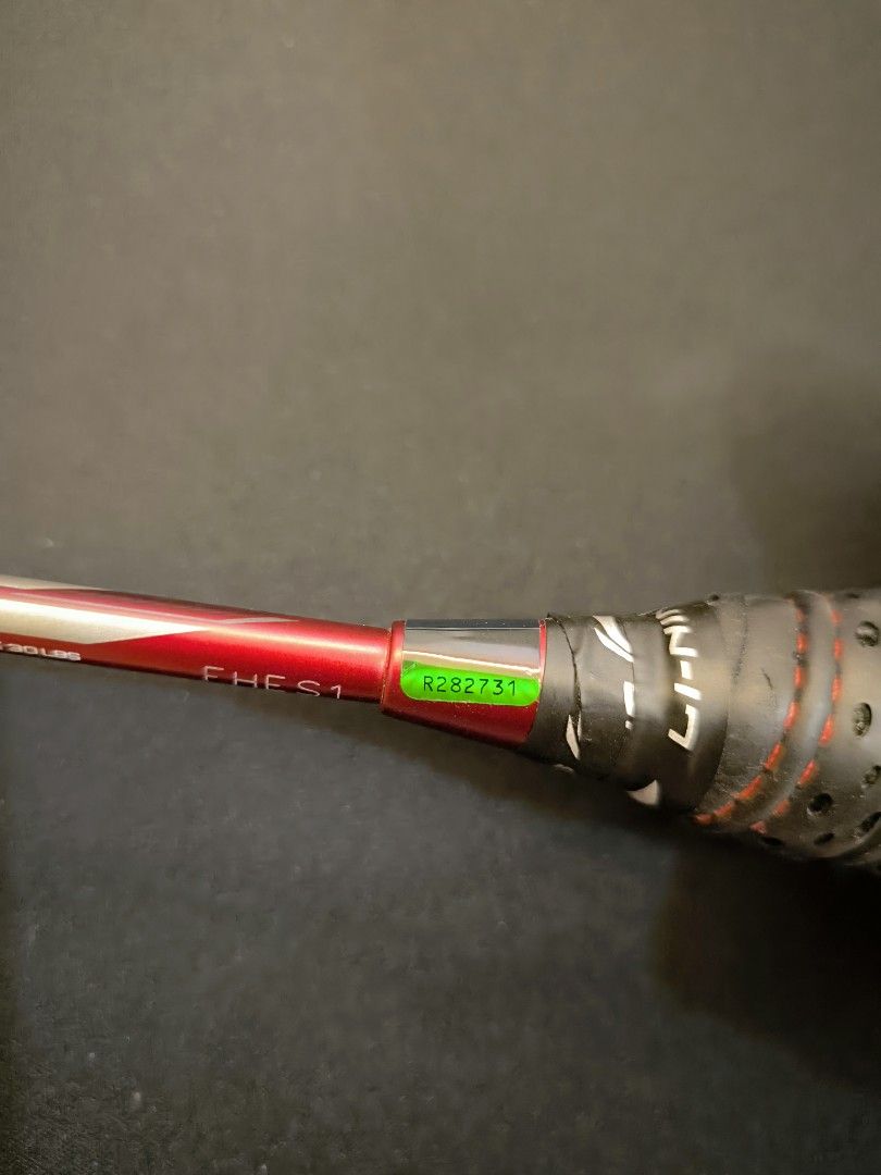 RACKET: LI-NING TURBO CHARGING Z COMBAT BADMINTON RACQUET - RED/BLACK ...