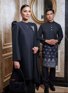 Rizman Ruzaini Basic Baju Kurung in Nude XXL, Women's Fashion, Muslimah ...