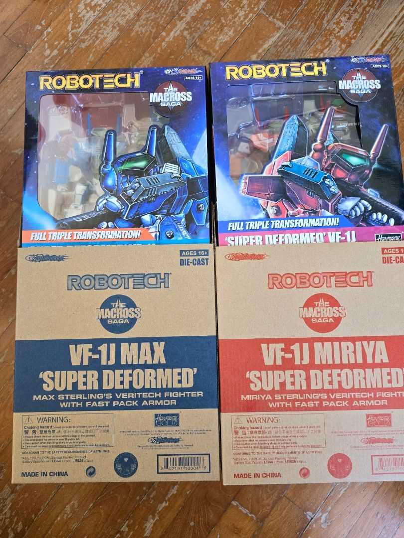 Robotech super deformed vf-1j max and miriya, Hobbies & Toys, Toys ...