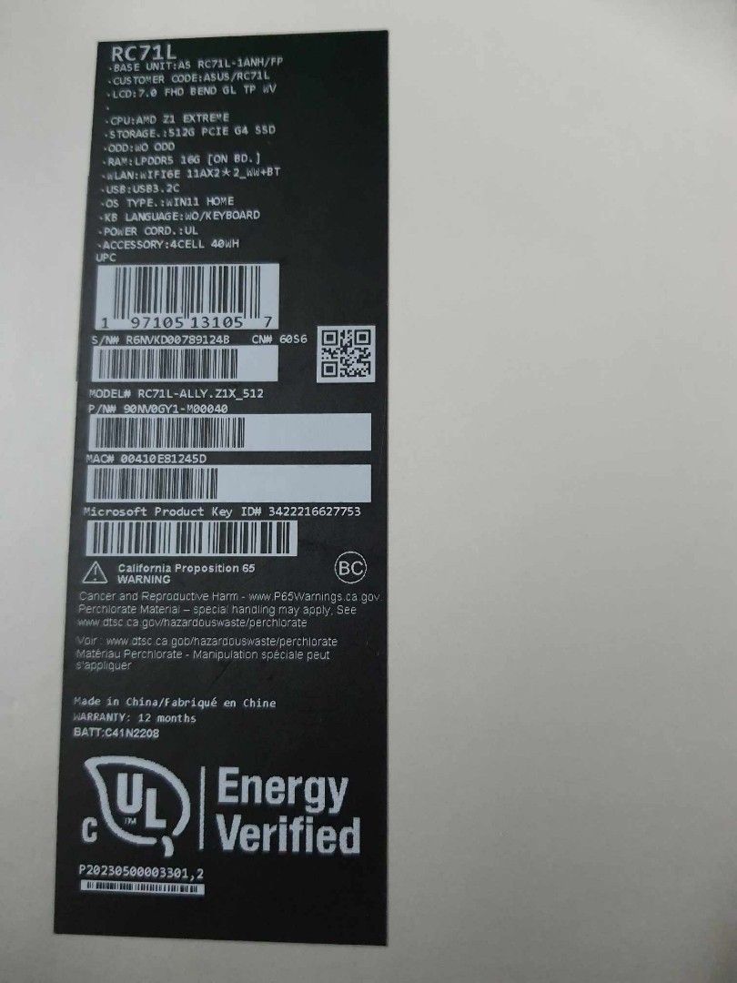 ROG ALLY Z1 XTREME, Video Gaming, Video Games, Others on Carousell