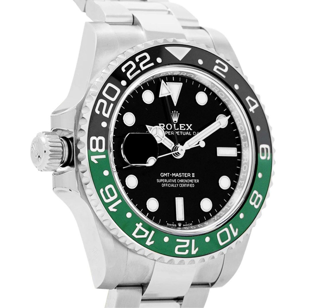 ROLEX 2024 GMT MASTER II 126720VTNR BLACK OYSTER, Barang Mewah, Jam ...