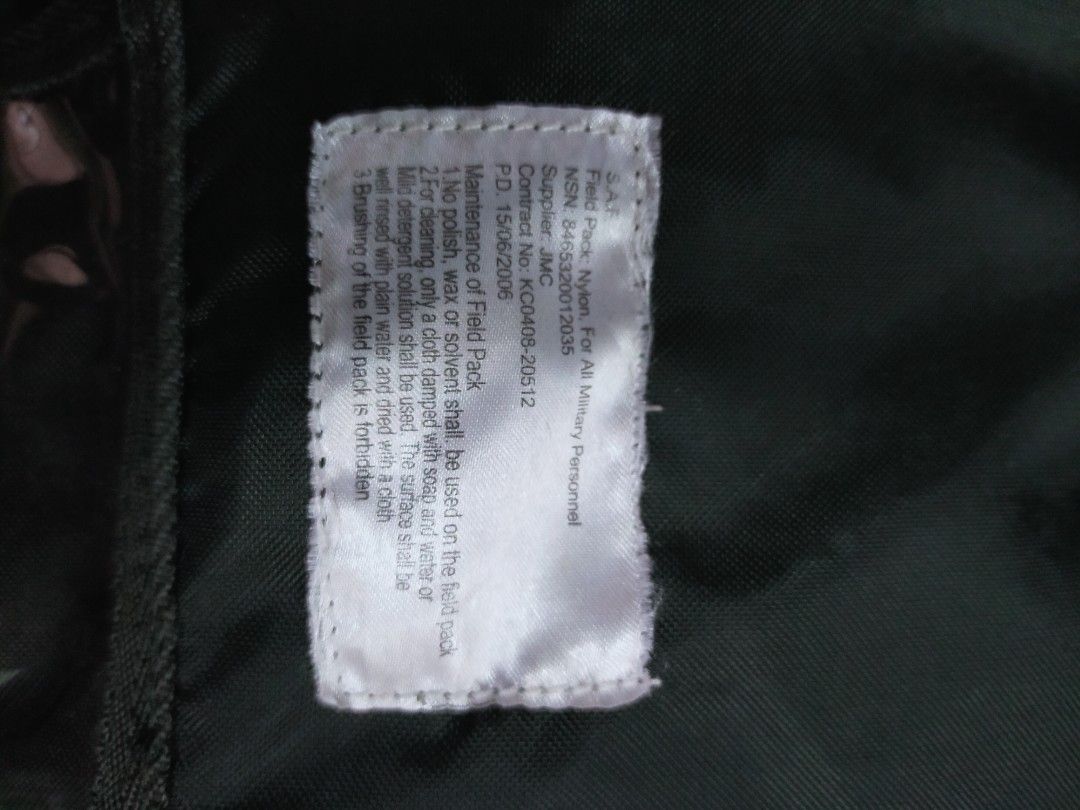 Saf army backpack, Men's Fashion, Bags, Backpacks on Carousell