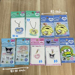 ( Sealed) official Sanrio coaster blind pack cinnamoroll kuromi keropi ...