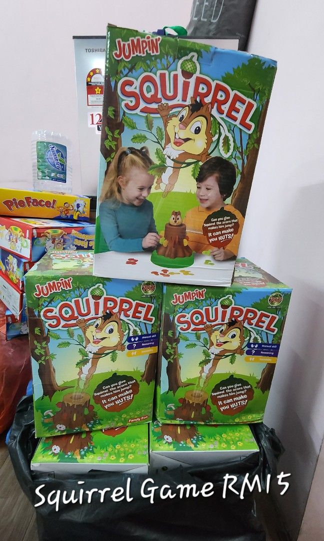 Squirrel Pop Up games kids, Hobbies & Toys, Toys & Games on Carousell