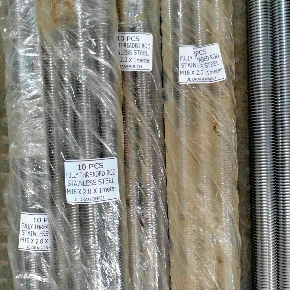 SS316 Full Threaded Rod Stainless Steel Corrosion Resistant Heavy duty ...