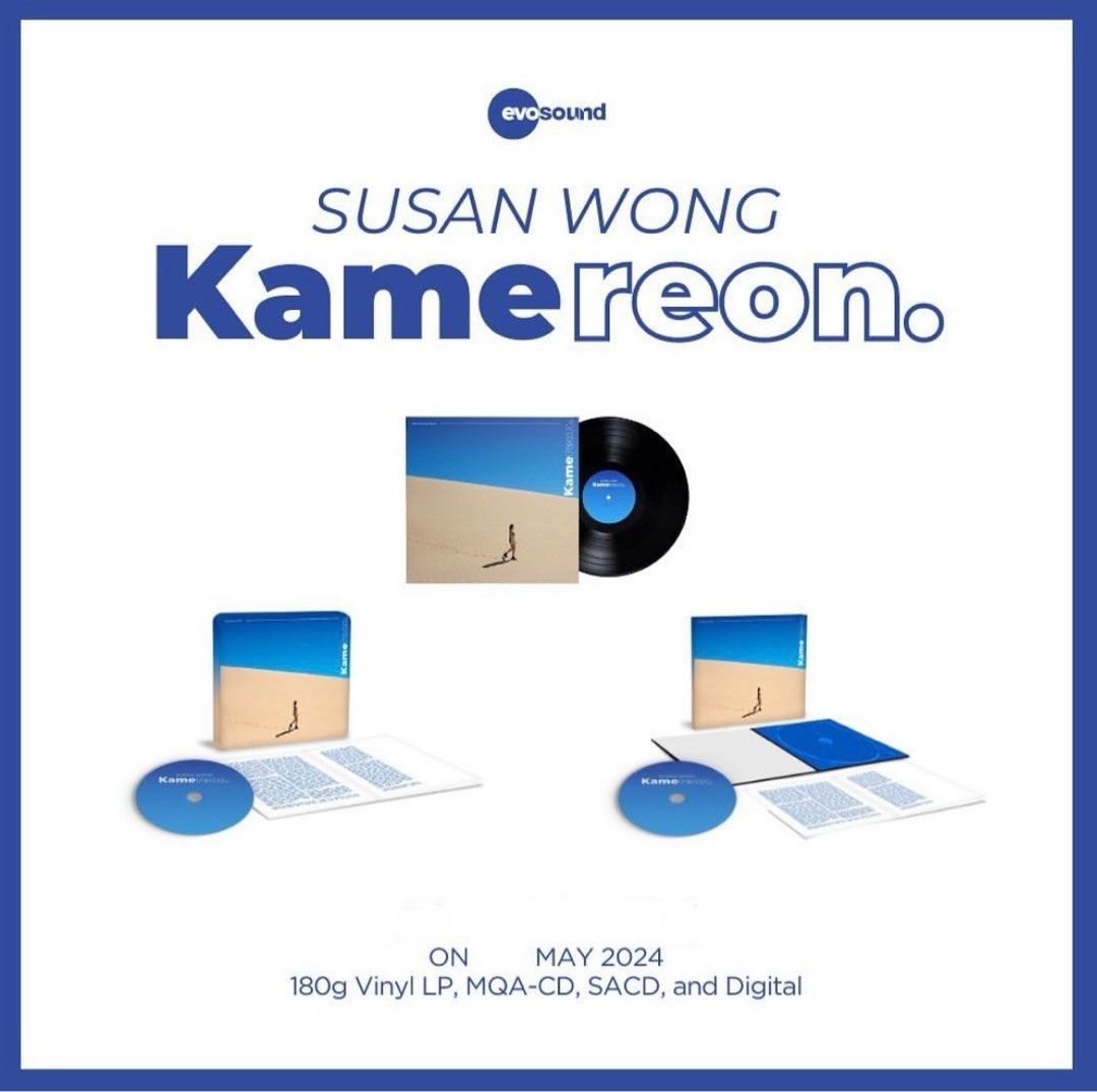 SUSAN WONG - KAMEREON 2024 New Album(Audiophile MQA-CD)Brand-New全新現貨, Hobbies & Toys, Music ...