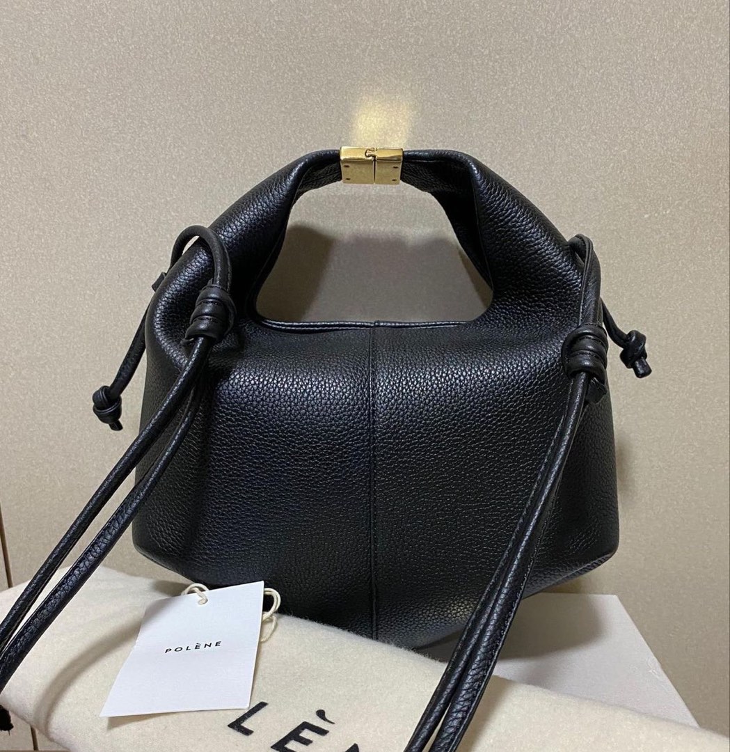 Tas Polene Beri Black Authentic, Barang Mewah, Tas & Dompet di Carousell