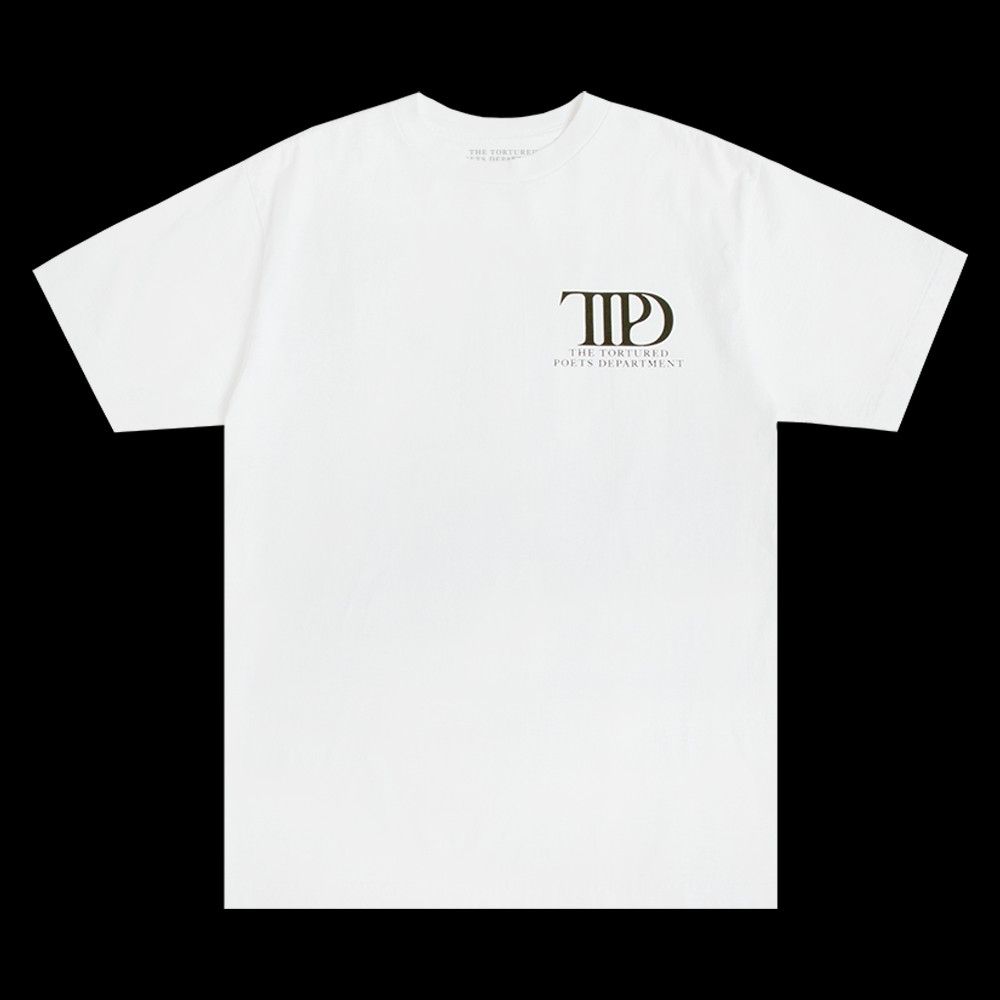 Taylor Swift - The Tortured Poets Department (TTPD) Shirt (White, Black ...