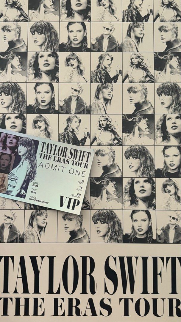 Taylor Swift The Eras Tour VIP Merch Package, Hobbies & Toys ...