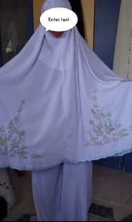 Telekung tea sulaman hantaran, Women's Fashion, Muslimah Fashion ...