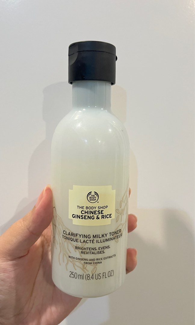 The Body Shop Chinese Ginseng & Rice Clarifying Milky Toner, Beauty ...