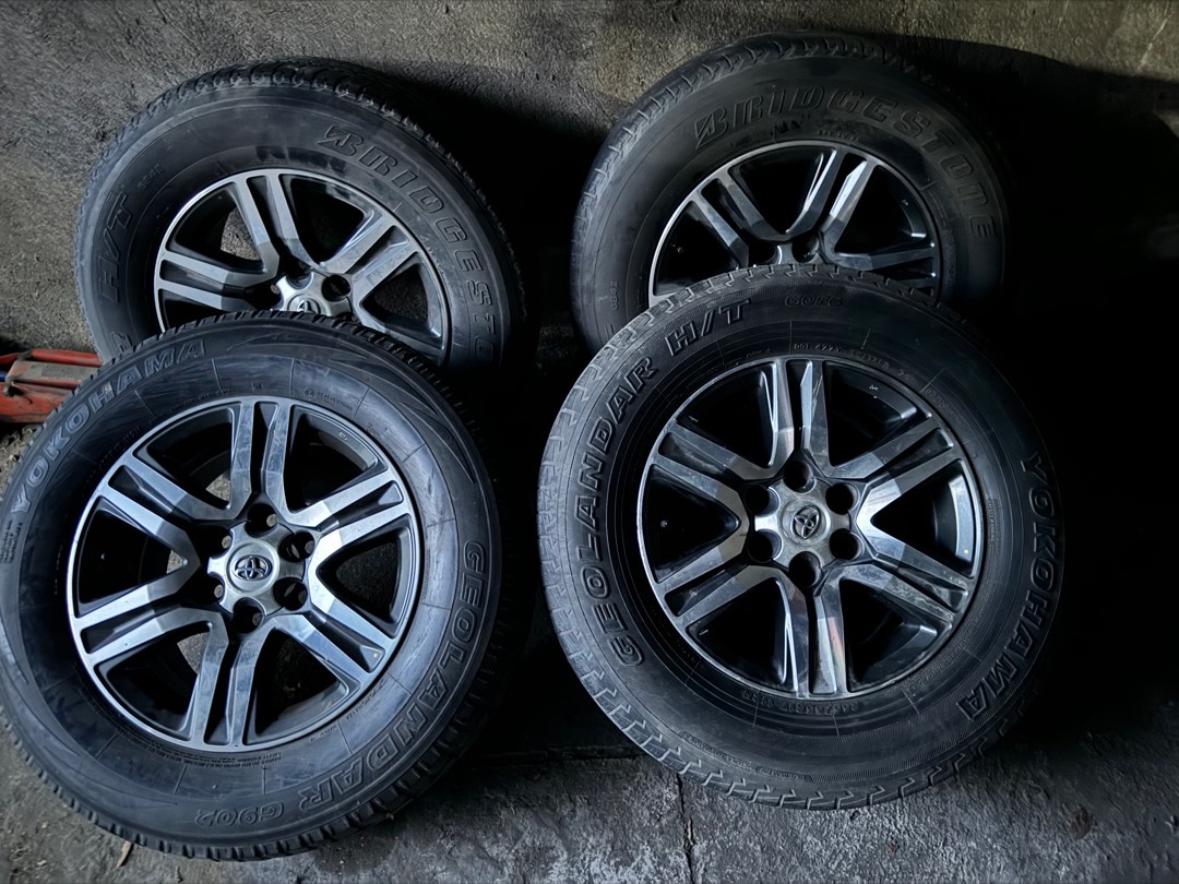 Toyota Fortuner mags and tires, Car Parts & Accessories, Mags and Tires ...