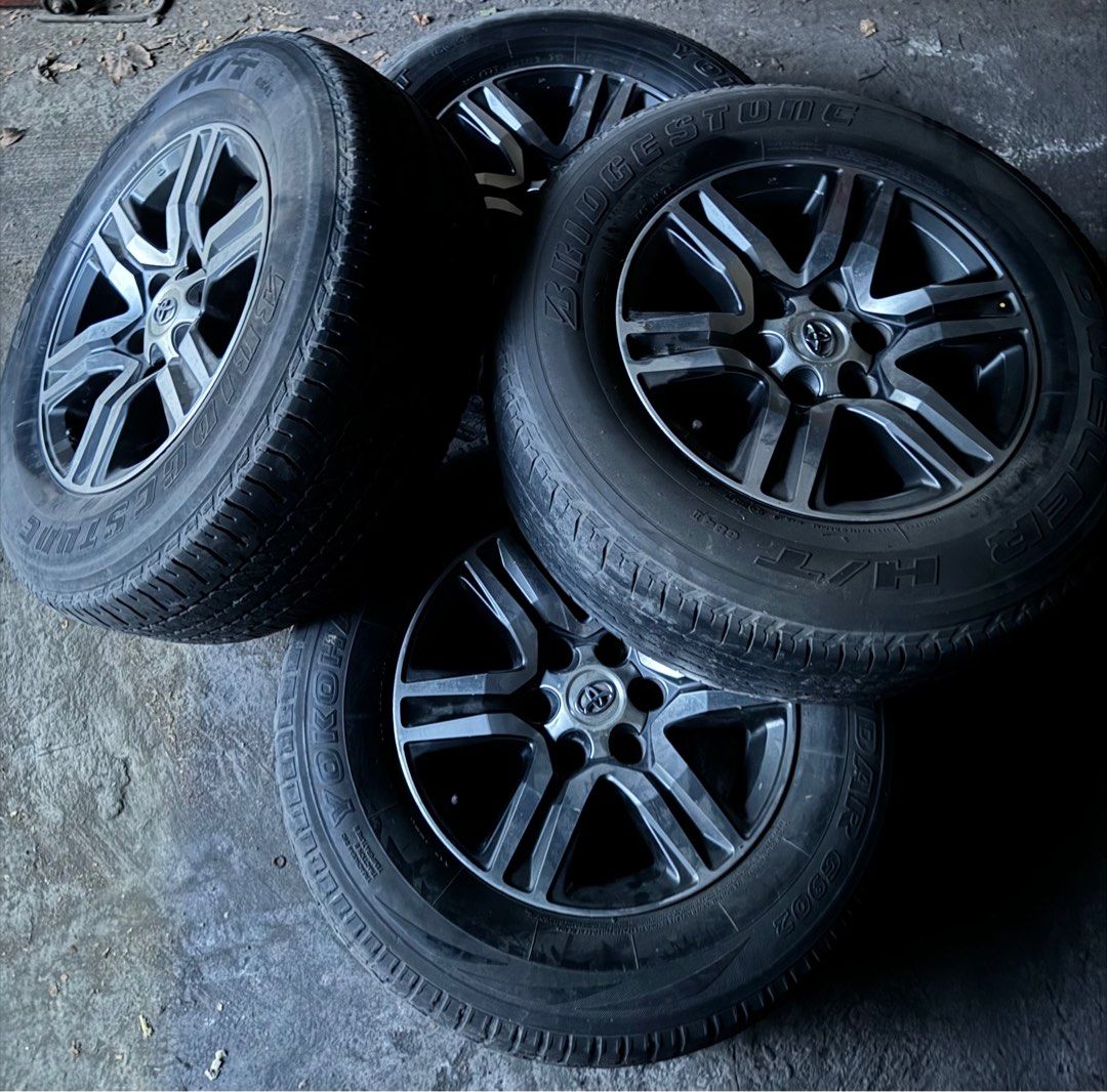 Toyota Fortuner mags and tires, Car Parts & Accessories, Mags and Tires ...