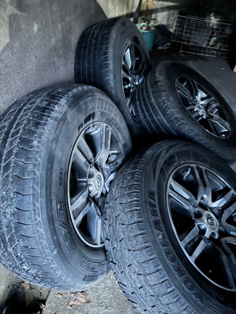 Toyota Fortuner mags and tires, Car Parts & Accessories, Mags and Tires ...
