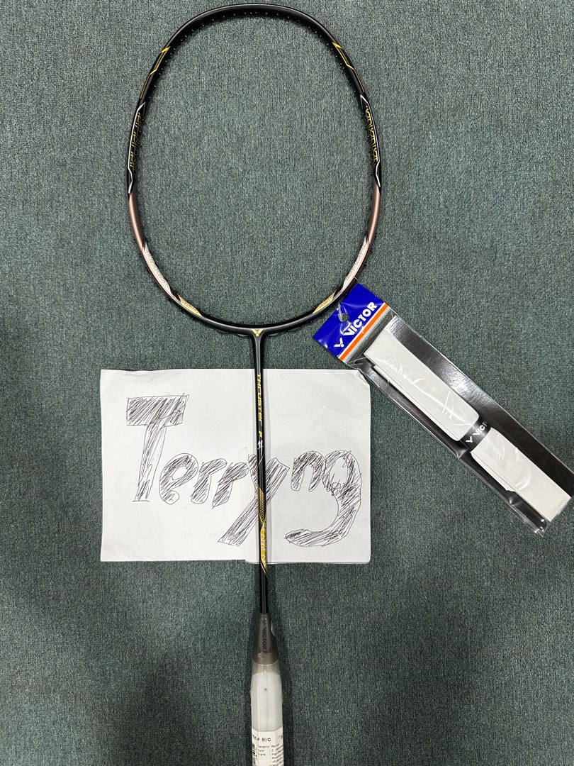 Victor thruster f enhanced falcon badminton racket, Sports Equipment ...
