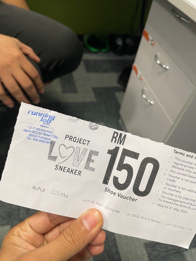 Voucher Running Lab, Tickets & Vouchers, Vouchers on Carousell