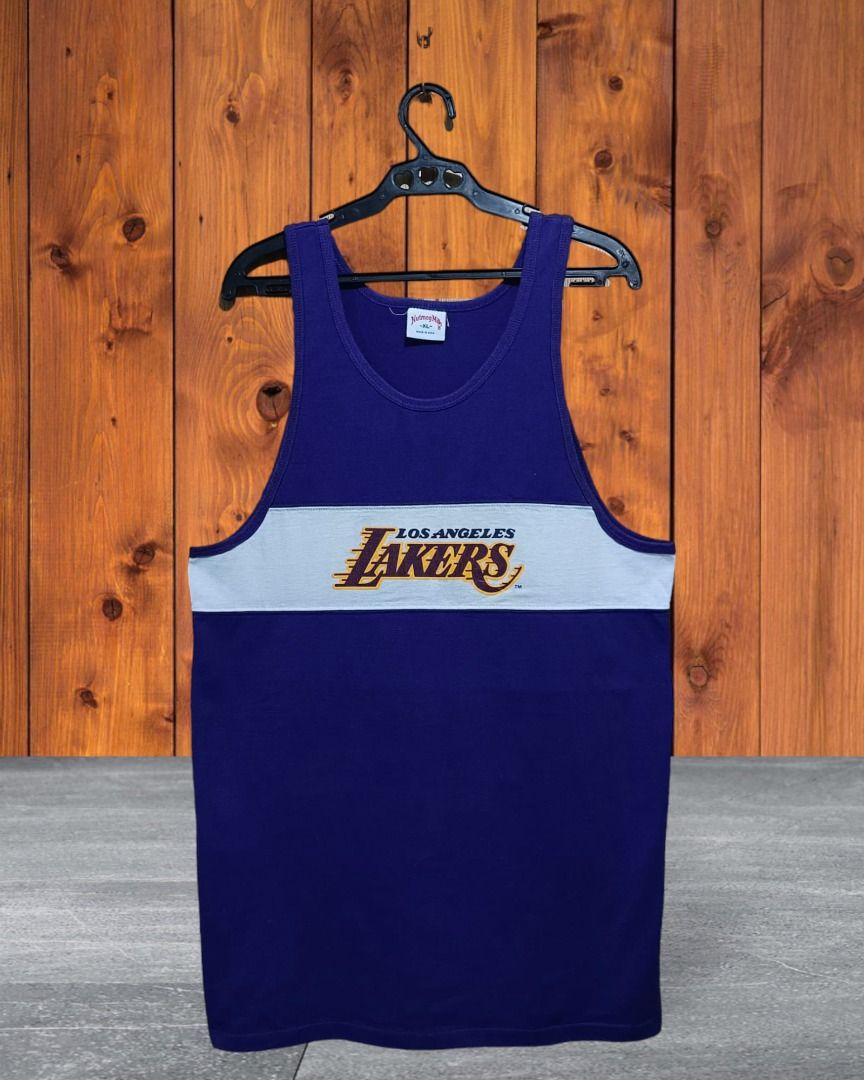 VTG Los Angeles LA Lakers NBA Tank Top Shirt Mens XL X-Large Nutmeg ...