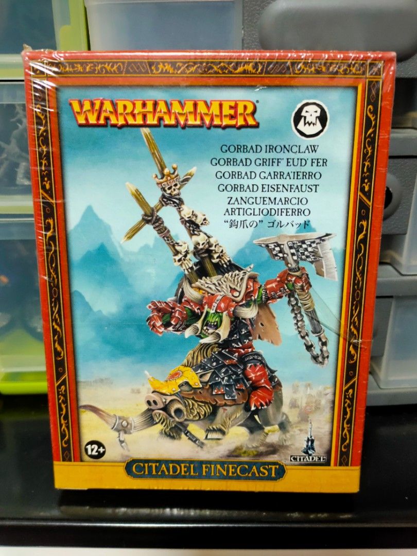 Warhammer Fantasy Orcs and Goblins Gorbad Ironclaw Finecast Resin NEW ...