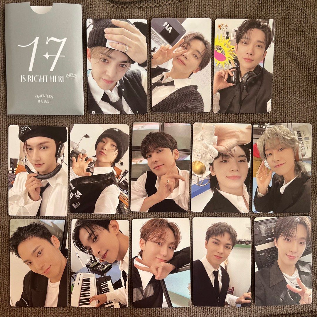 [wts/lfb] seventeen svt best album: '17 is right here' regular version hear ver ot13 member ...
