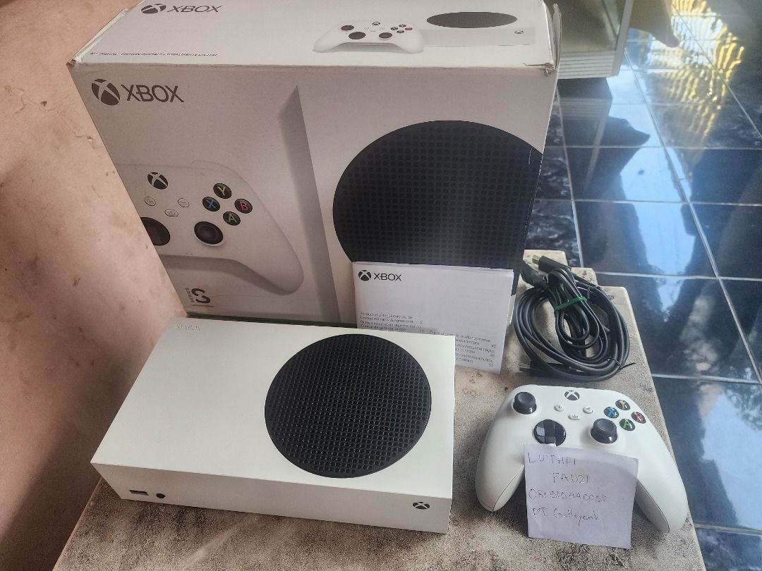 Xbox Series S White 512GB SSD 120FPS Fullset Bukan PS5 11, Video Game ...