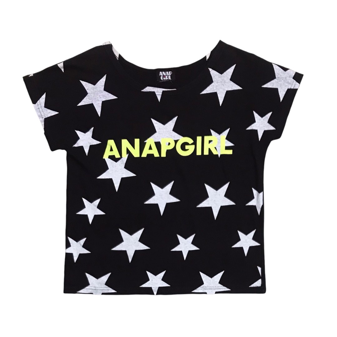 Y2K JAPANESE BRAND ANAP GIRL STAR T-SHIRT, Fesyen Wanita, Pakaian Wanita, Atasan di Carousell