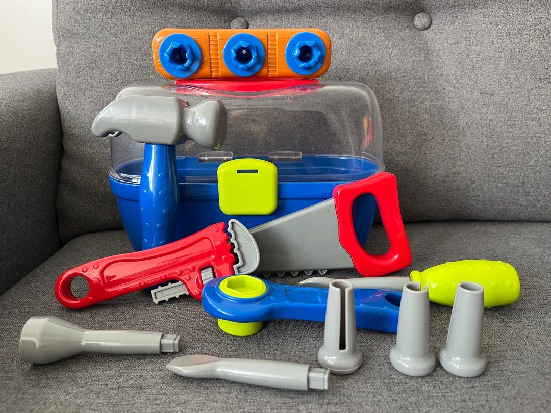 11-in -1 tool box play set, Hobbies & Toys, Toys & Games on Carousell