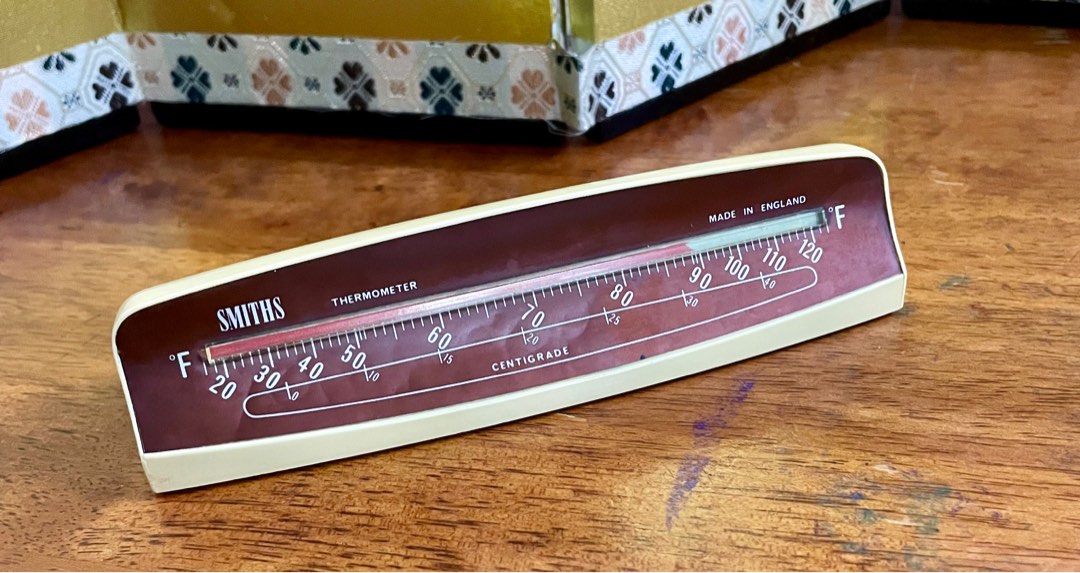 1960's SMITHS Table Thermometer Made In England : Length : 15cm ...