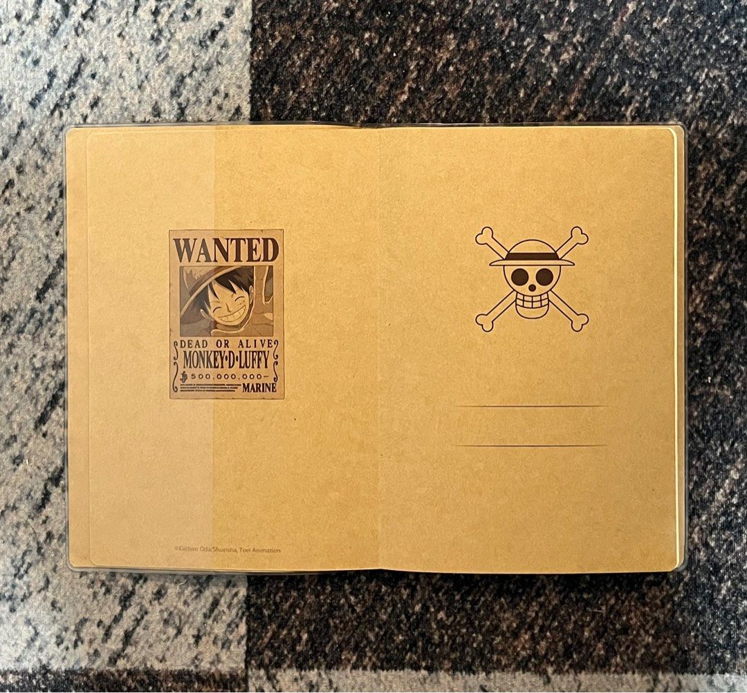 Monkey D. Luffy - WANTED poster notebook, 興趣及遊戲, 收藏品及紀念品, 明星周邊 - Carousell