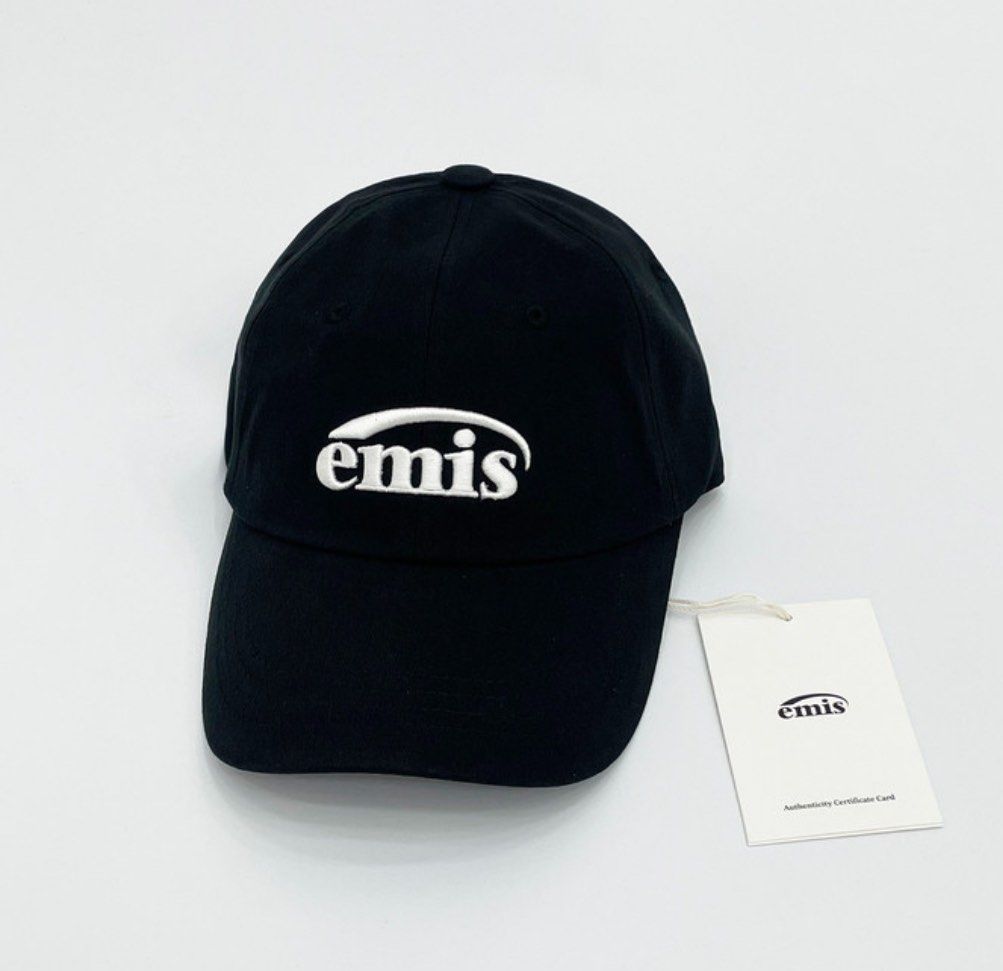 韓國 潮牌 Emis new logo cap cap帽 出街 多色, 女裝, 手錶及配件, 帽 - Carousell