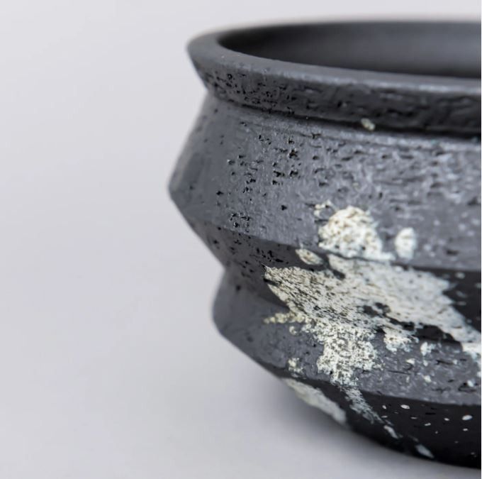 全新日本花盆 奥田正道 SHO-DO BOTANIZE 信樂燒 潑墨陶缽 植木鉢 Vintage splash Pot, 傢俬＆家居, 園藝, 盆栽 - Carousell