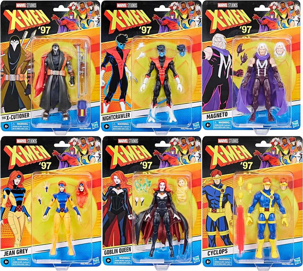 全新現貨 Hasbro X-Men 97 Marvel Legends 6 Inch Action Figures Wave 2 Jean Grey, Goblin Queen ...