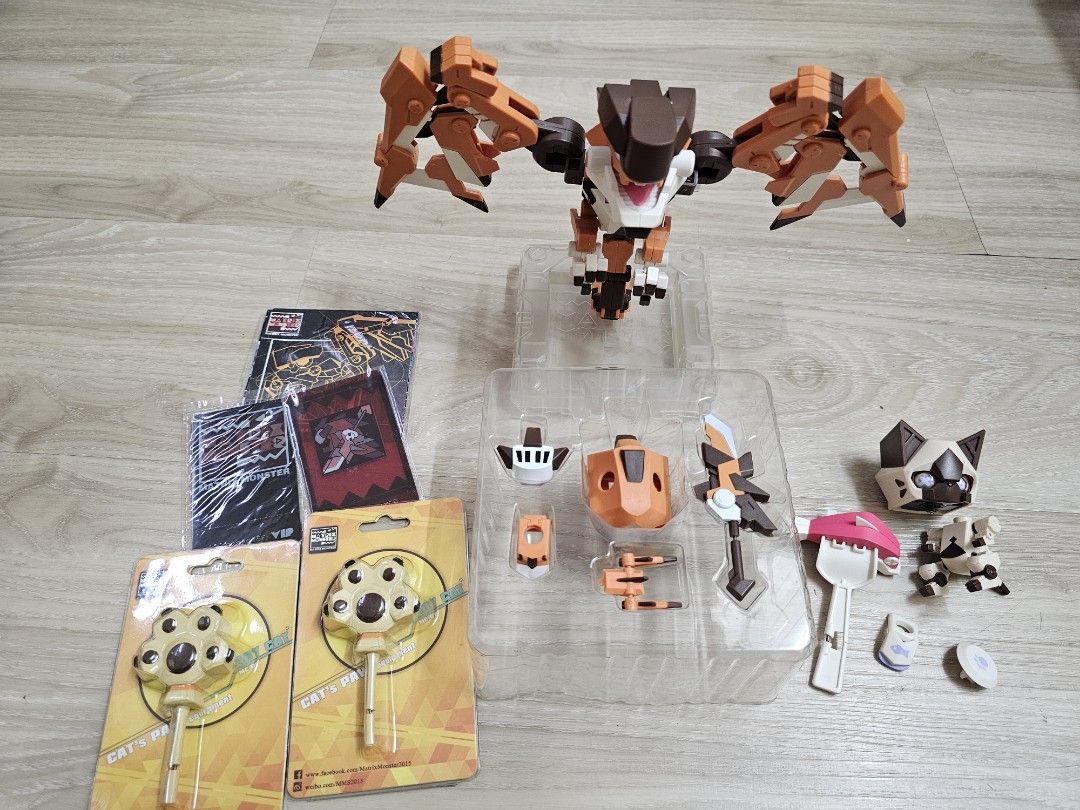 矩陣魔物 Matrix Monster MMS-01 Fiery Dragon 雄火龍, Kary cat Fiery Dragon 艾露貓 ...