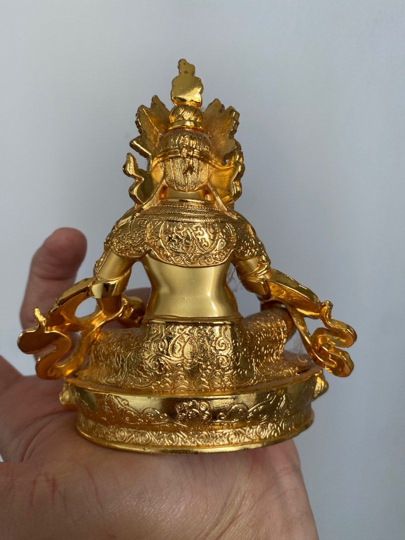 黄财神 Rupa-Yellow Dzambala Tibetan God of Wealth Statue, Bucha, Hobbies ...
